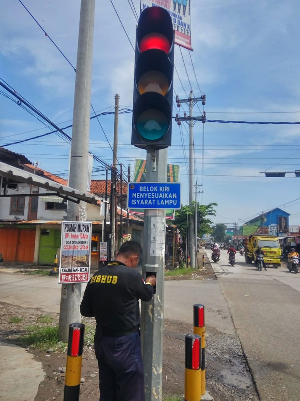Tiang Traffic Light - Jual Pagar BRC