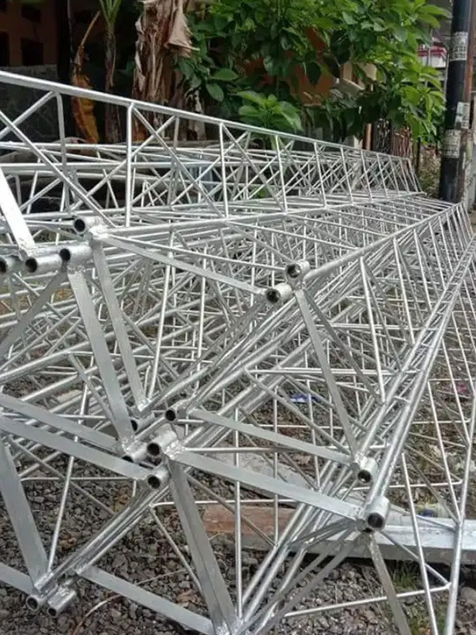 Tiang Triangle - Jual Pagar BRC